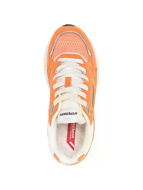 AUTRY Reelwind Lace-up Sneakers - Orange