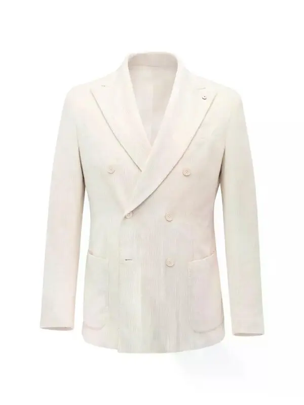 LUBIAM Corduroy Double-breasted Jacket