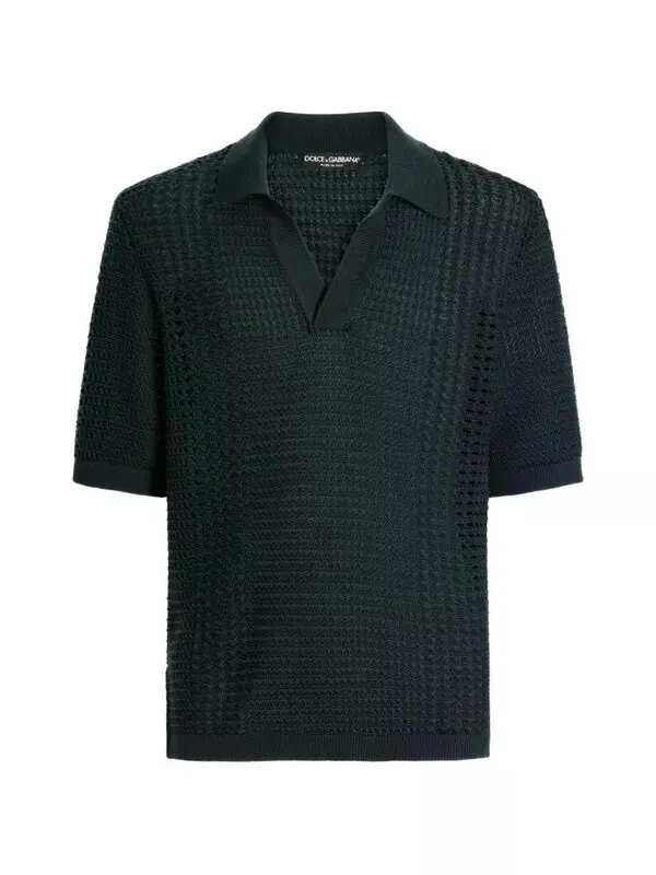 Dolce & Gabbana Wool Polo Shirt