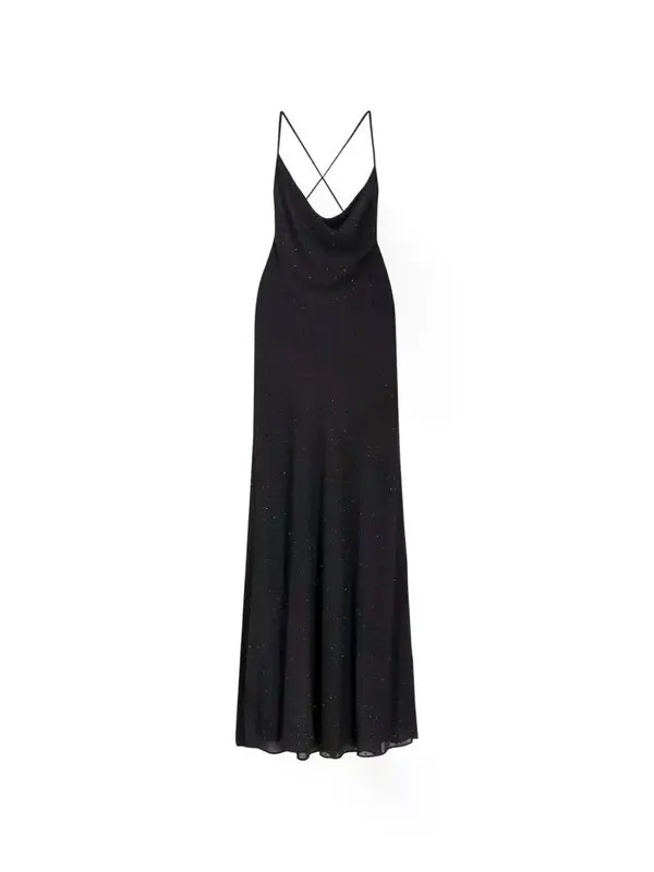 Pinko Farro Cowl-neck Maxi Dress