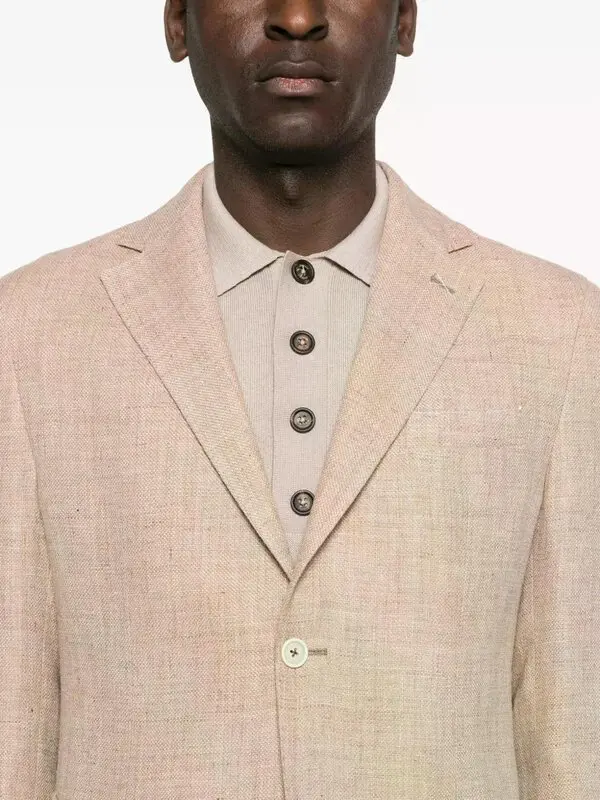 Eleventy Single-breasted Blazer - Neutrals