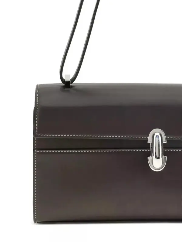 Savette Shoulder Bag In Calf Leather - Brown