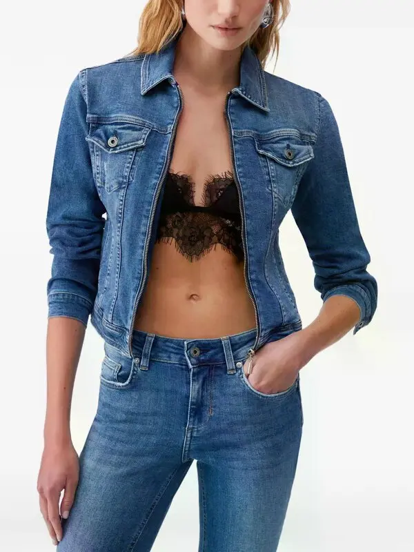 Liu Jo Denim Zip-up Jacket