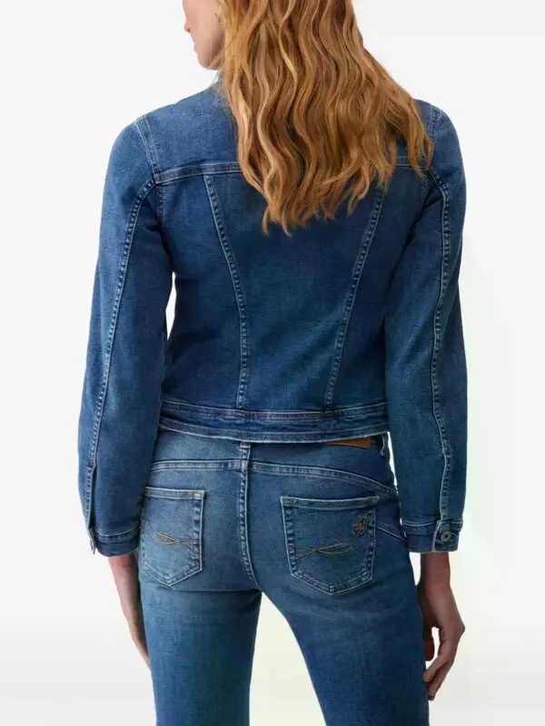Liu Jo Denim Zip-up Jacket