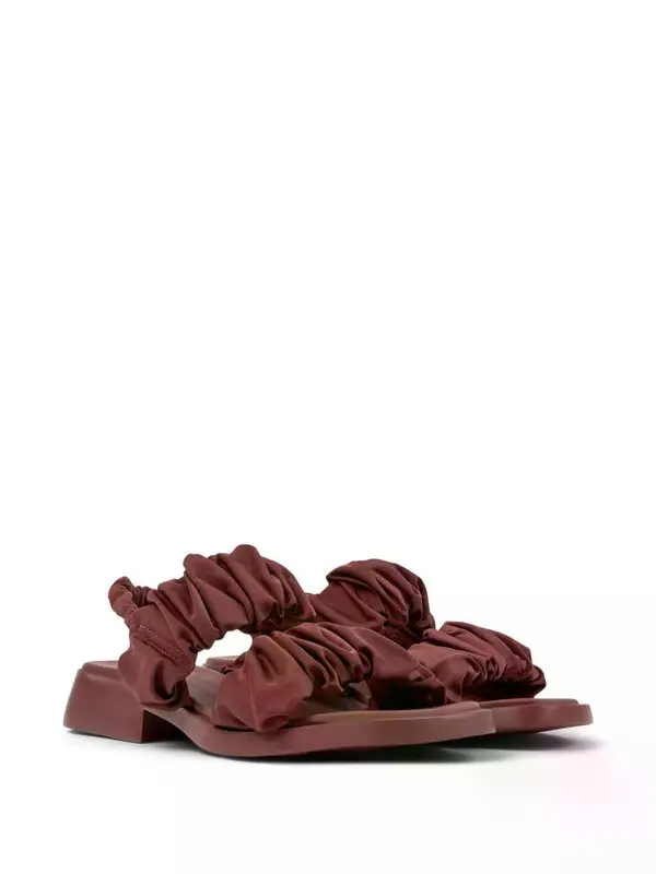 Camper Dana Ruched Sandals