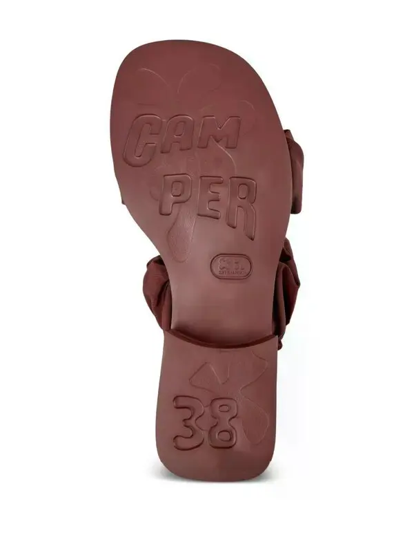 Camper Dana Ruched Sandals