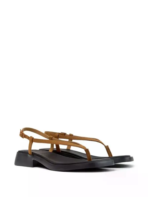 Camper Dana Leather Sandals - Neutrals