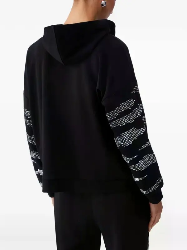 Liu Jo Appliqué Detail Zip-up Hoodie
