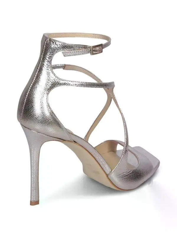 JIMMY CHOO Azia Square-toe Strap Sandals