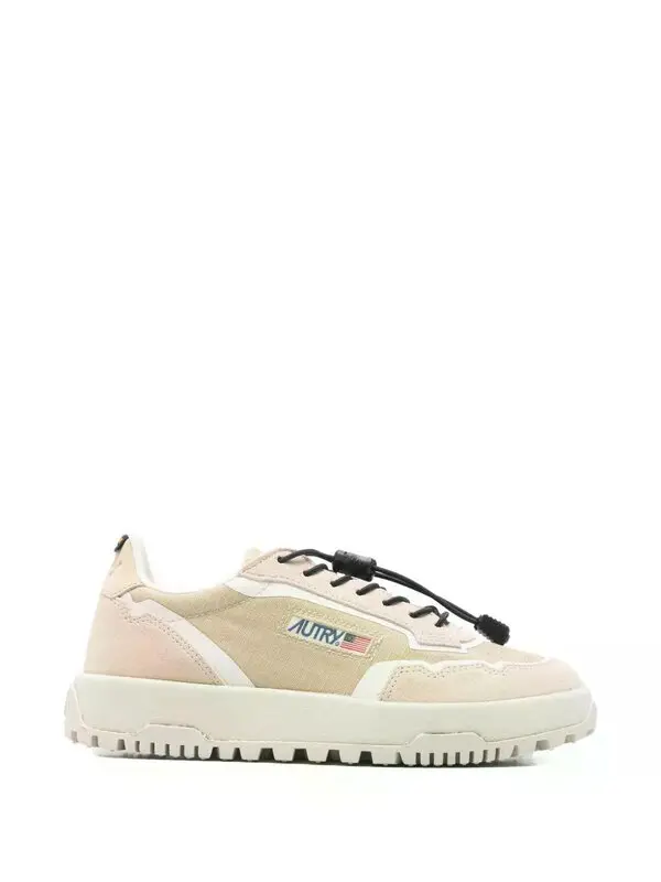 AUTRY Wildpace Logo-detail Sneakers - Neutrals