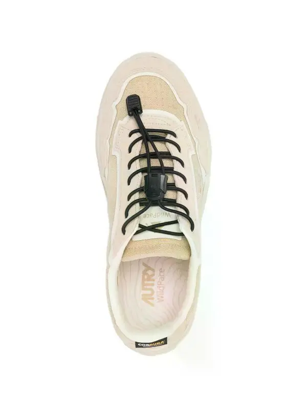 AUTRY Wildpace Logo-detail Sneakers - Neutrals