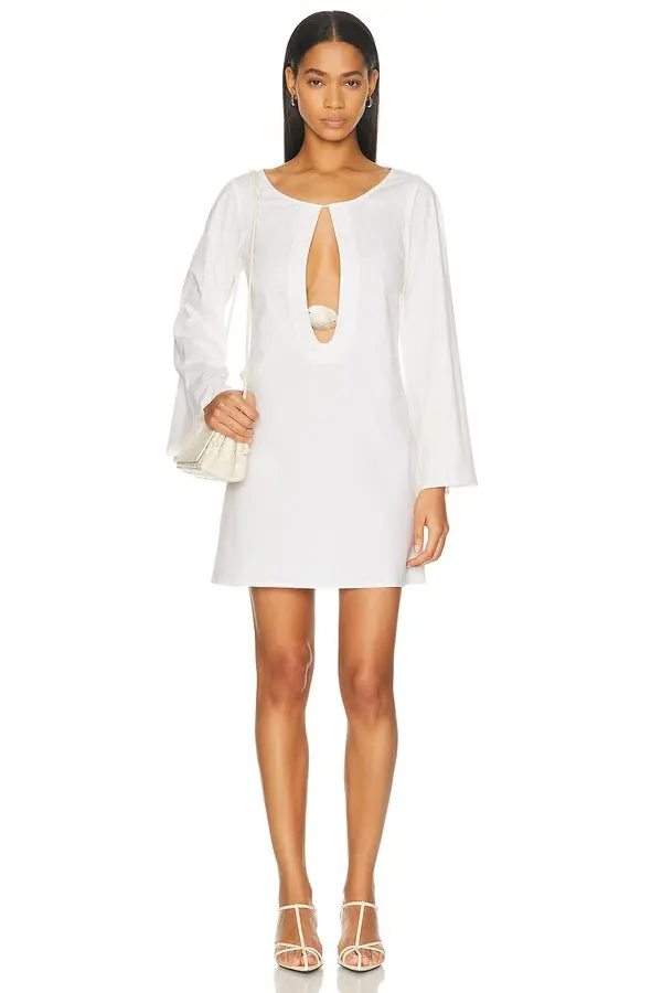 MARLIES GRACE Ocean Mini Dress - White