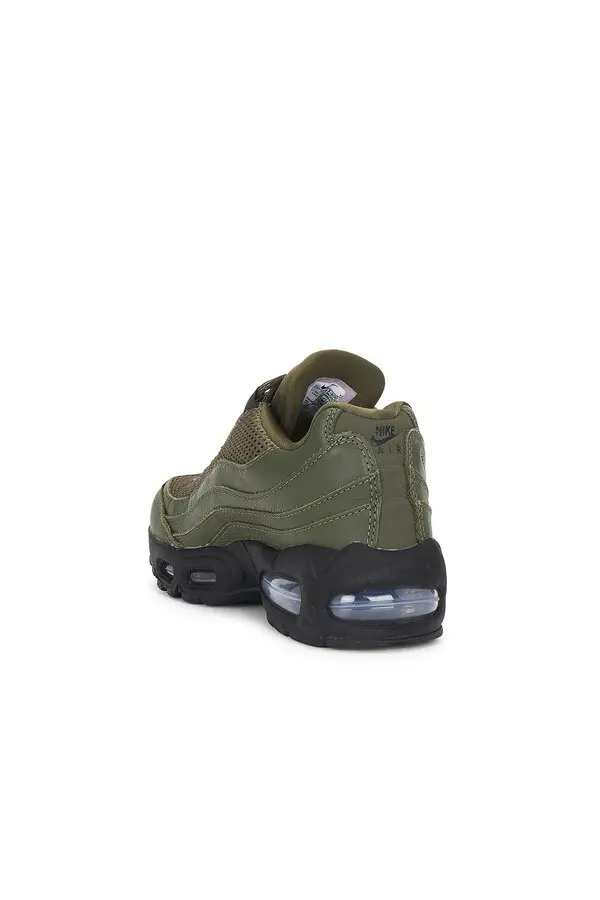 Nike Air Max 95 Big Bubble Sneakers - Cargo Khaki, Medium Olive, & Black