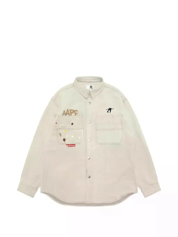 AAPE BY *A BATHING APE Logo-print Shirt