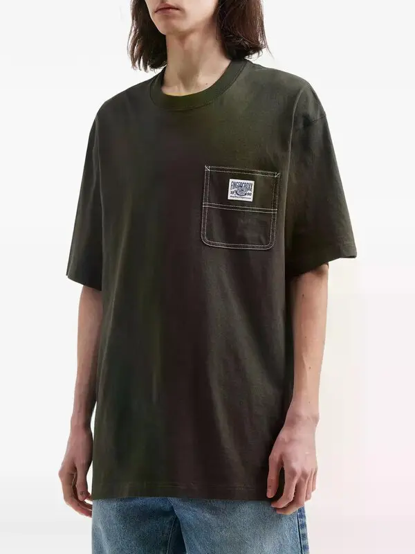 FINGERCROXX Logo-patch T-shirt - Green