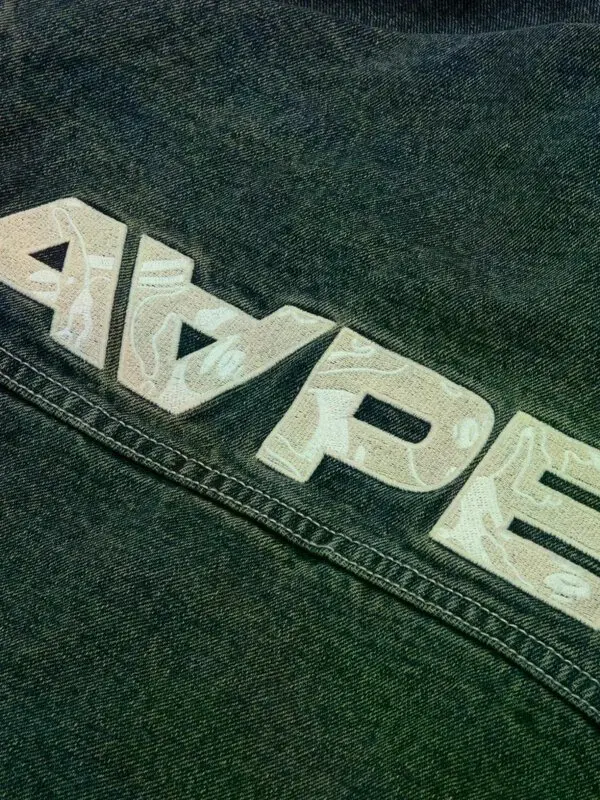AAPE BY *A BATHING APE Hooded Denim Jacket