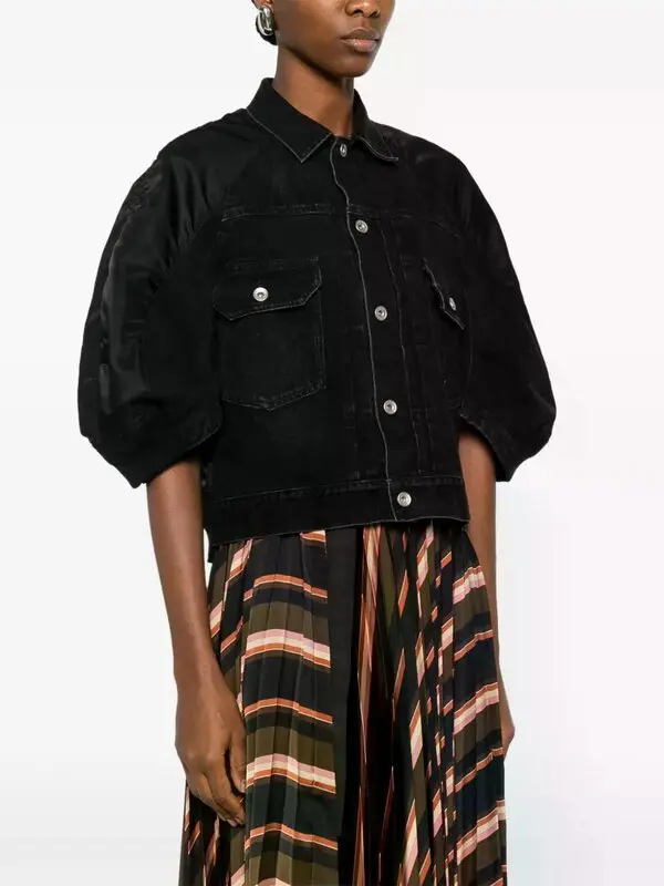 Sacai Paneled Jacket - Black