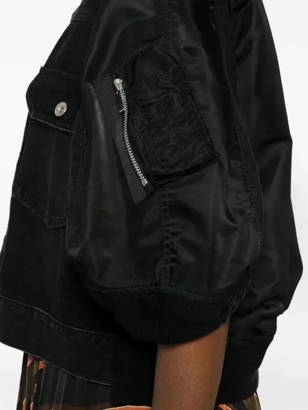 Sacai Paneled Jacket - Black