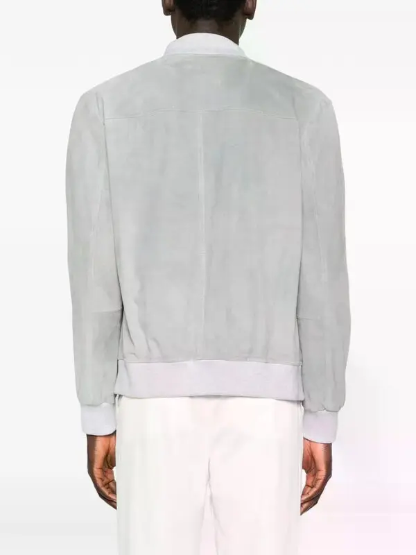 Eleventy Suede Jacket - Blue