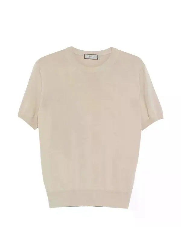 Canali Short-sleeve Knitted T-shirt
