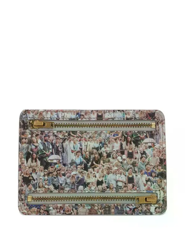 BLESS Faces-print Clutch
