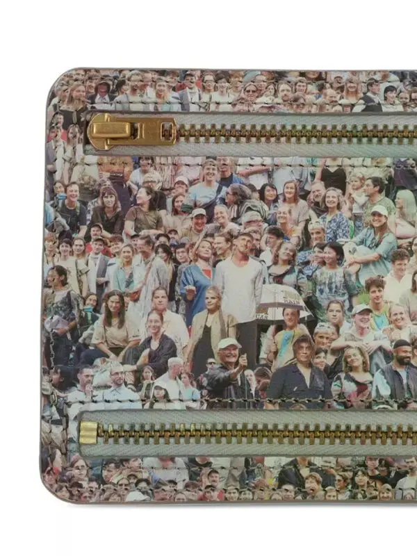 BLESS Faces-print Clutch