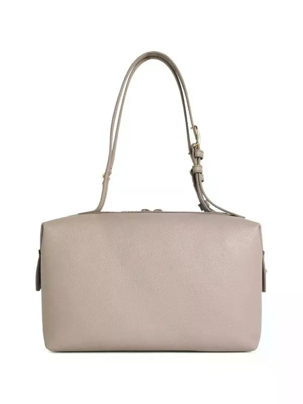 Furla Leather Shoulder Bag With Adjustable Strap - Neutrals