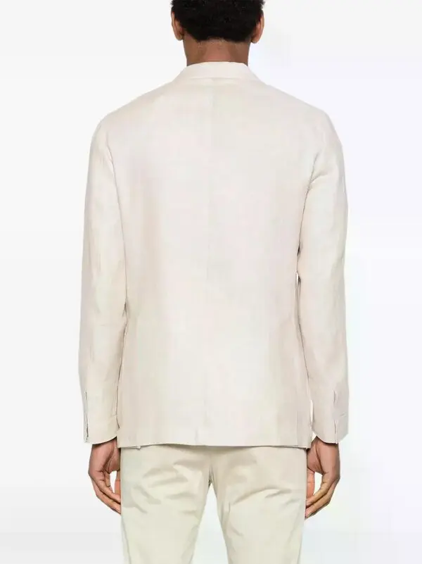Eleventy Single-breasted Suit Jacket - Neutrals