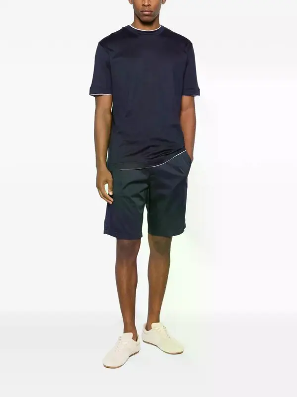 Eleventy Drawstring-waistband Bermuda Shorts