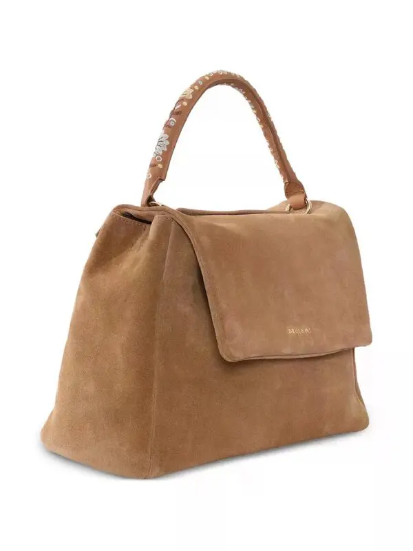 Orciani Floral-print-handle Tote