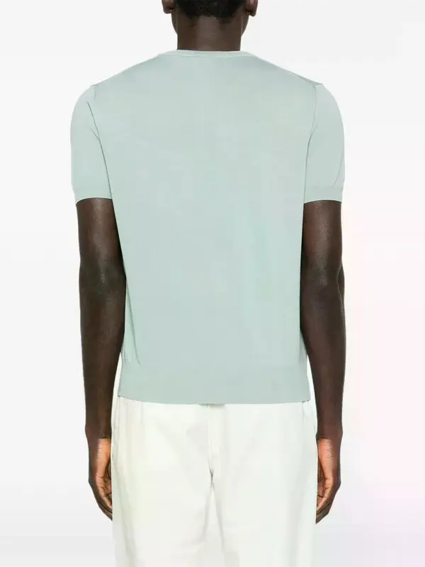 Canali Short-sleeve Knitted T-shirt