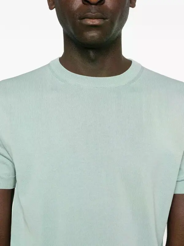 Canali Short-sleeve Knitted T-shirt