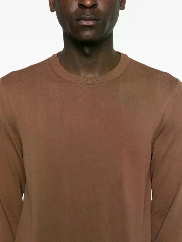 Canali Long-sleeve Sweater - Brown