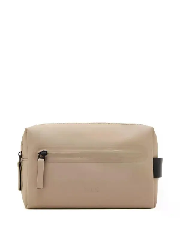 Rains Zip-fastening Wash Bag - Neutrals