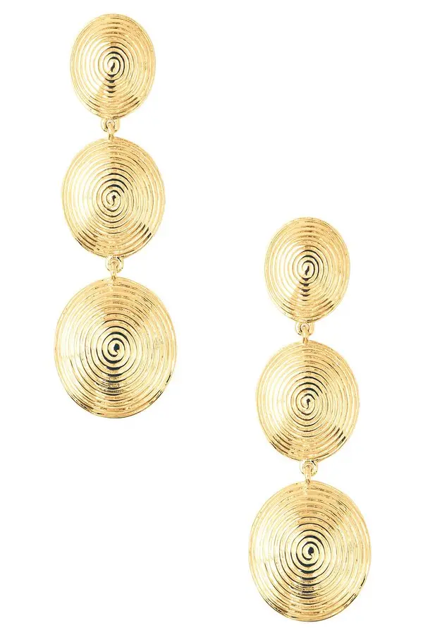 Lié Studio Ruby Earrings - Gold