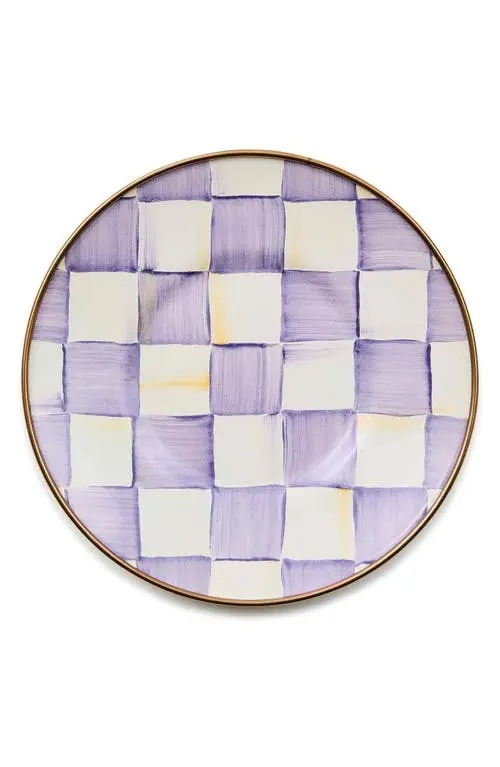 MACKENZIE-CHILDS Check Saucer - Violet