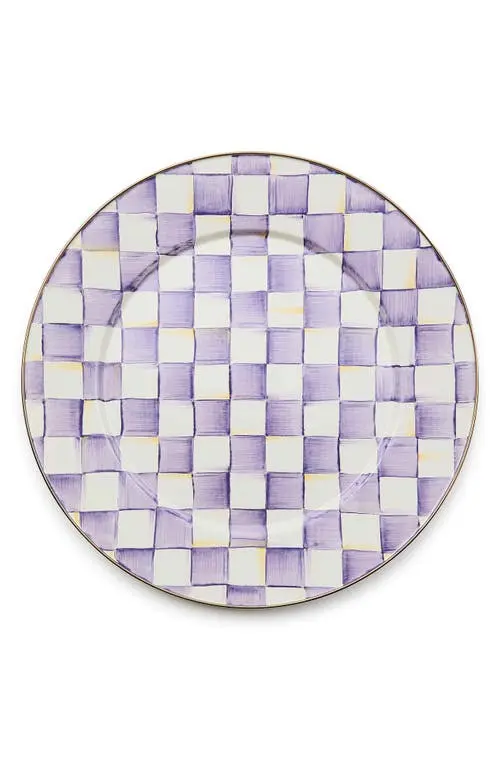 MACKENZIE-CHILDS Check Serving Platter - Violet