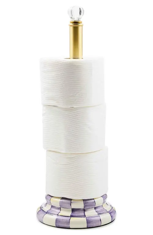 MACKENZIE-CHILDS Check Toilet Tissue Holder