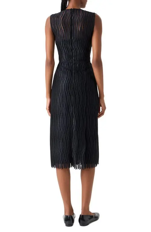 Akris Wave Lace Sheath Dress