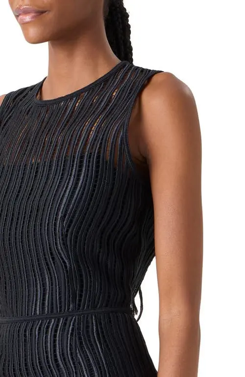 Akris Wave Lace Sheath Dress