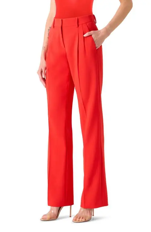 Akris Fabri Pleated Wool Pants