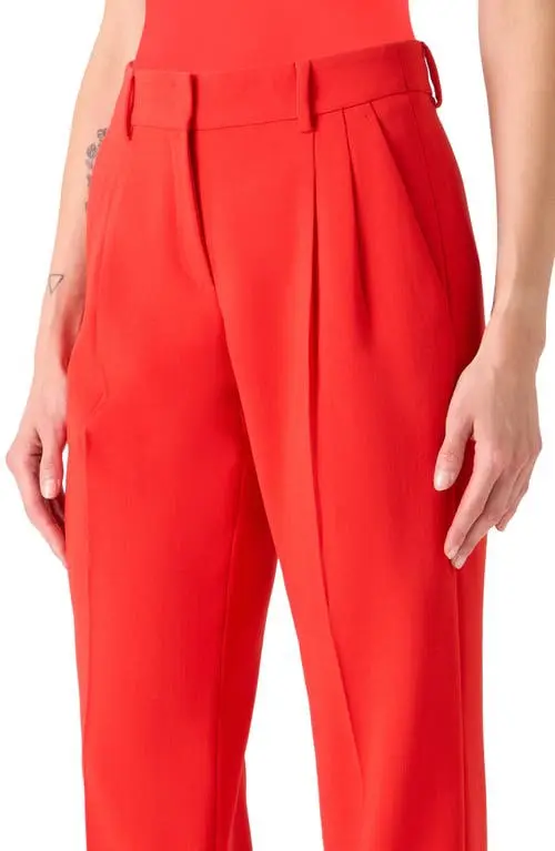 Akris Fabri Pleated Wool Pants