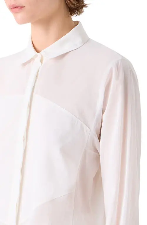 Akris Polygon Cotton Voile Shirt