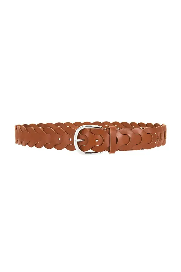 Isabel Marant Edena Woven Leather Belt - Natural