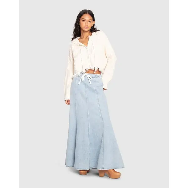 BELLE & BLOOM Flared Maxi Skirt
