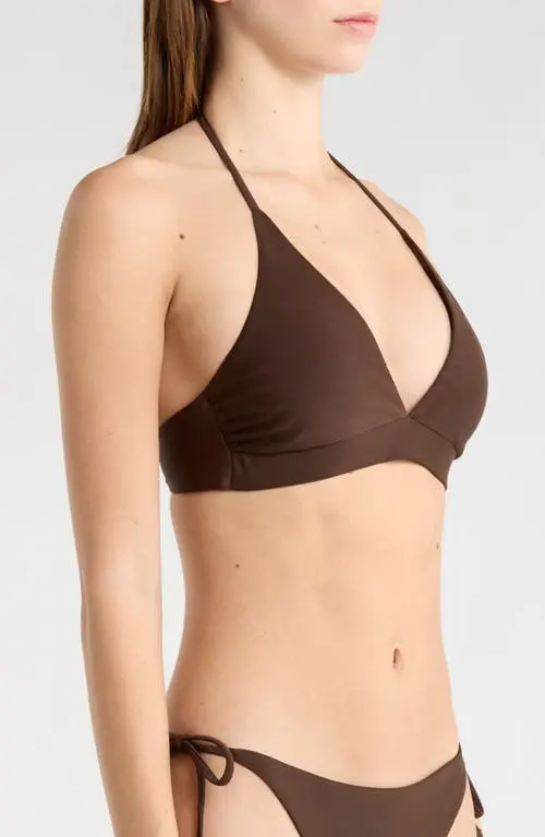 Ramy Brook Gari Halter Bikini Top