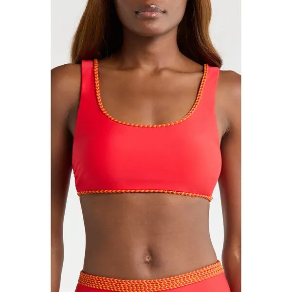 Ramy Brook Maeve Bikini Top - Flame