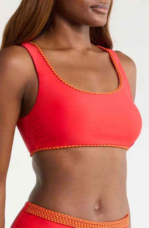 Ramy Brook Maeve Bikini Top - Flame