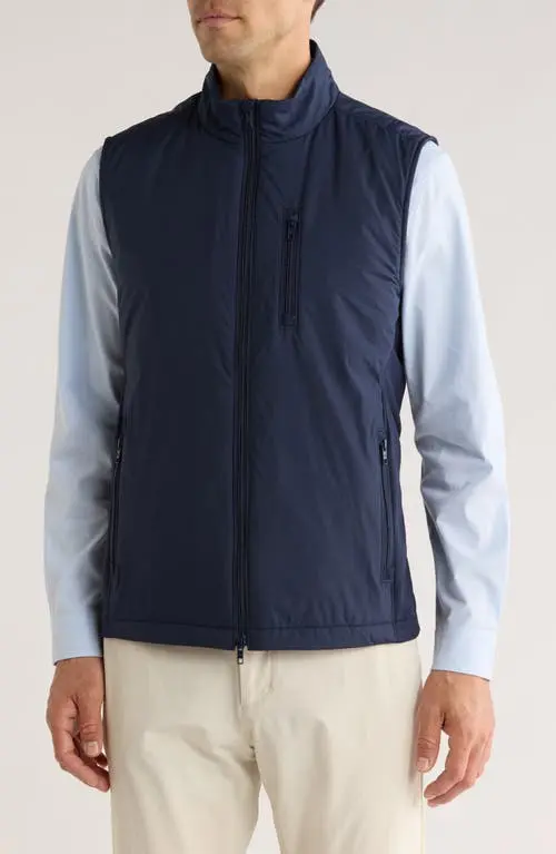 Mizzen+main Northwood Mixed Media Vest - Navy