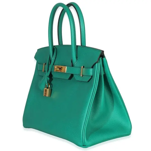 Hermès Vert Jade Epsom Birkin 30 - Green